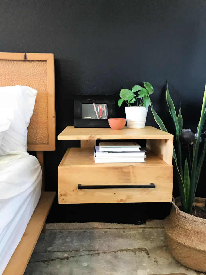 25 Easy DIY Floating Nightstand Plans and Ideas