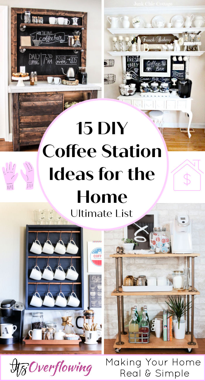 15 Modern DIY Coffee Bar Ideas for the Home