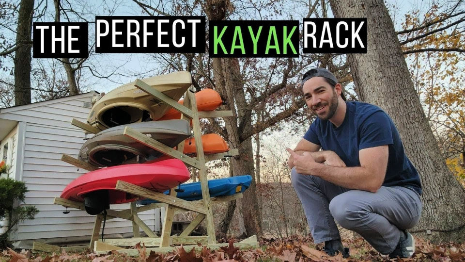 20 Free DIY Kayak Rack Plans (Build Your Kayak Storage)