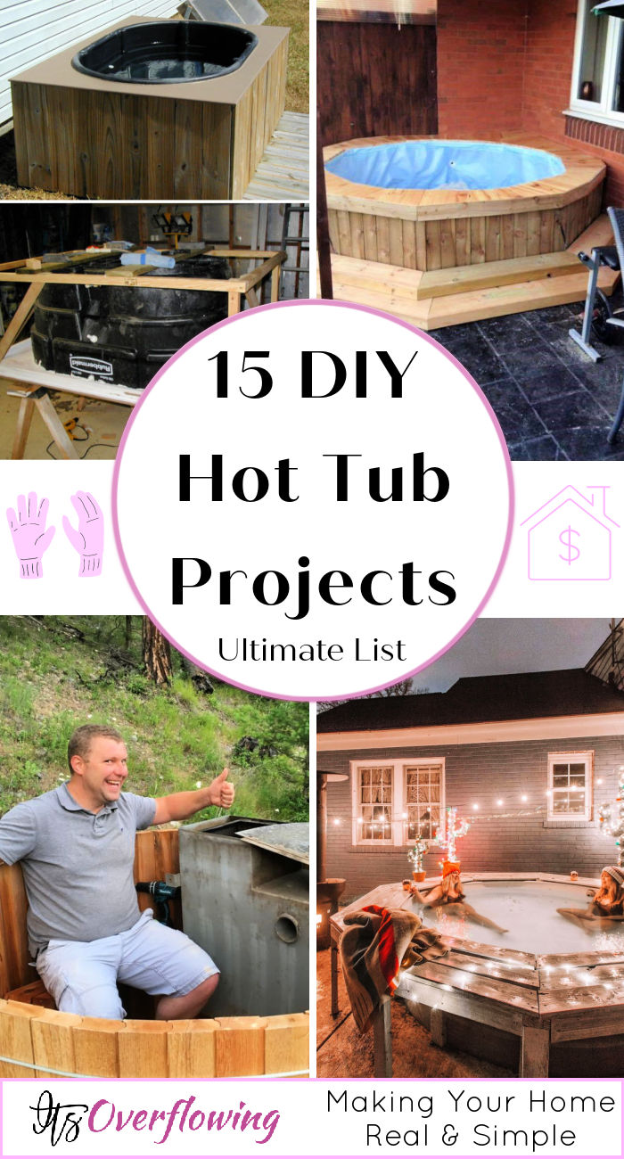 15 Homemade DIY Hot Tub Plans (Build a Hot Tub)
