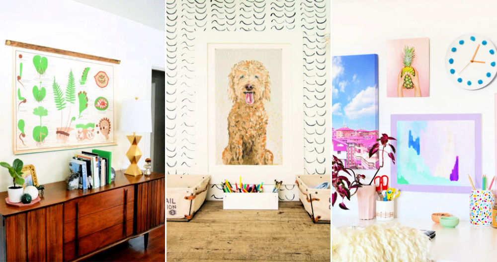 25 Cheap DIY Poster Frame Ideas (How to Make)