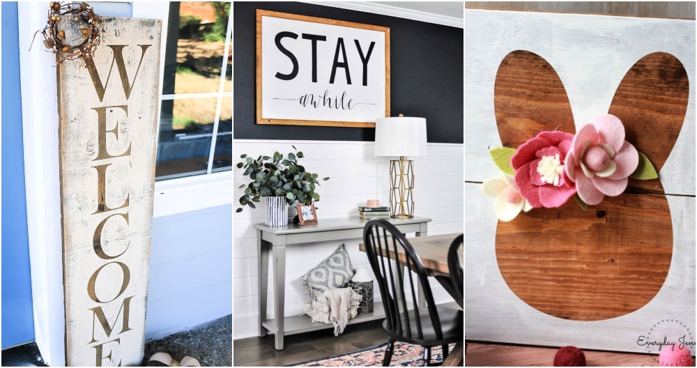 30 Homemade DIY Wood Signs You Can Make