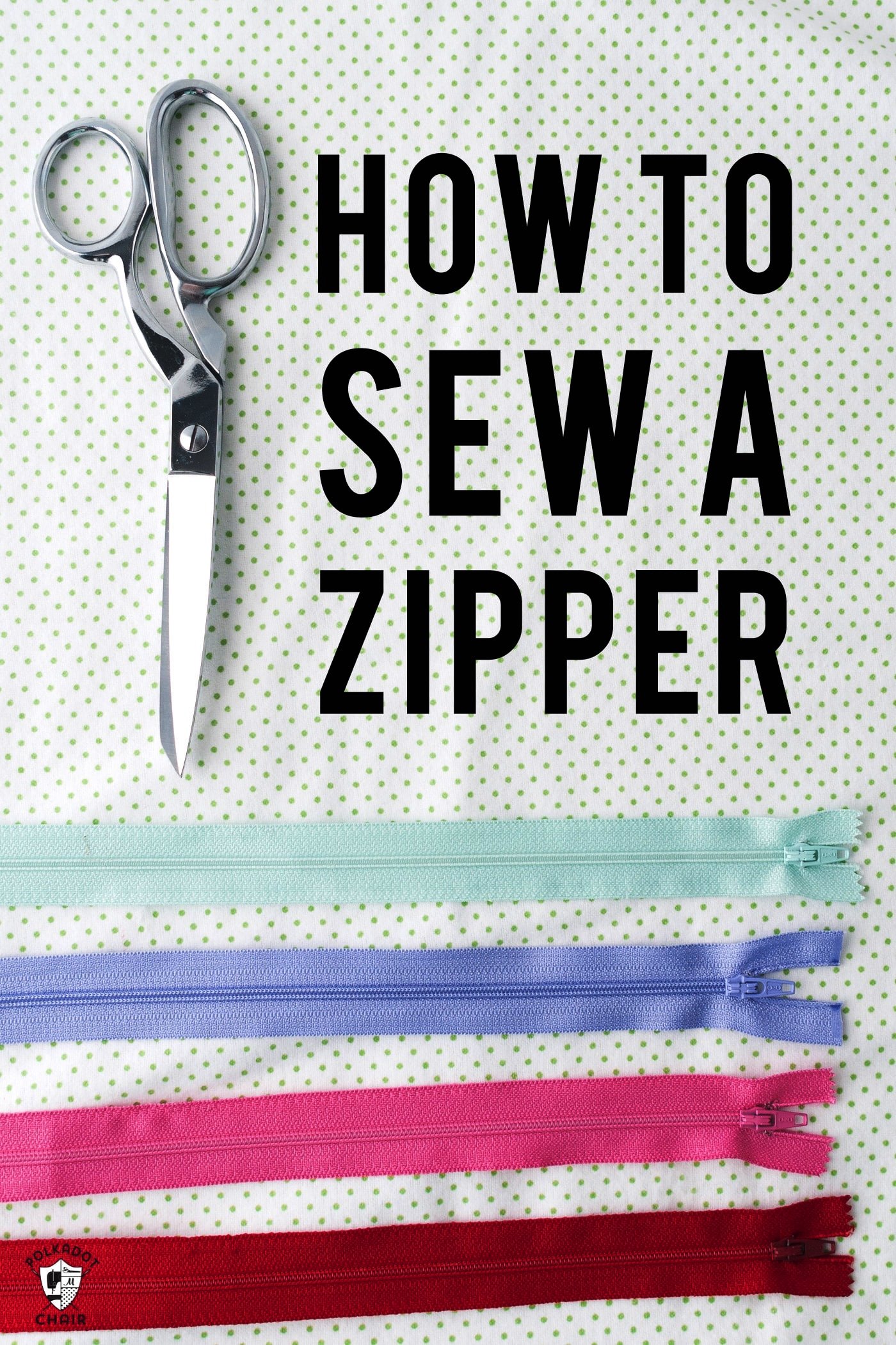 How To Sew A Zipper