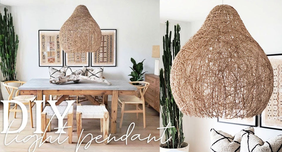 15 Easy DIY Pendant Light Ideas (How to Make)