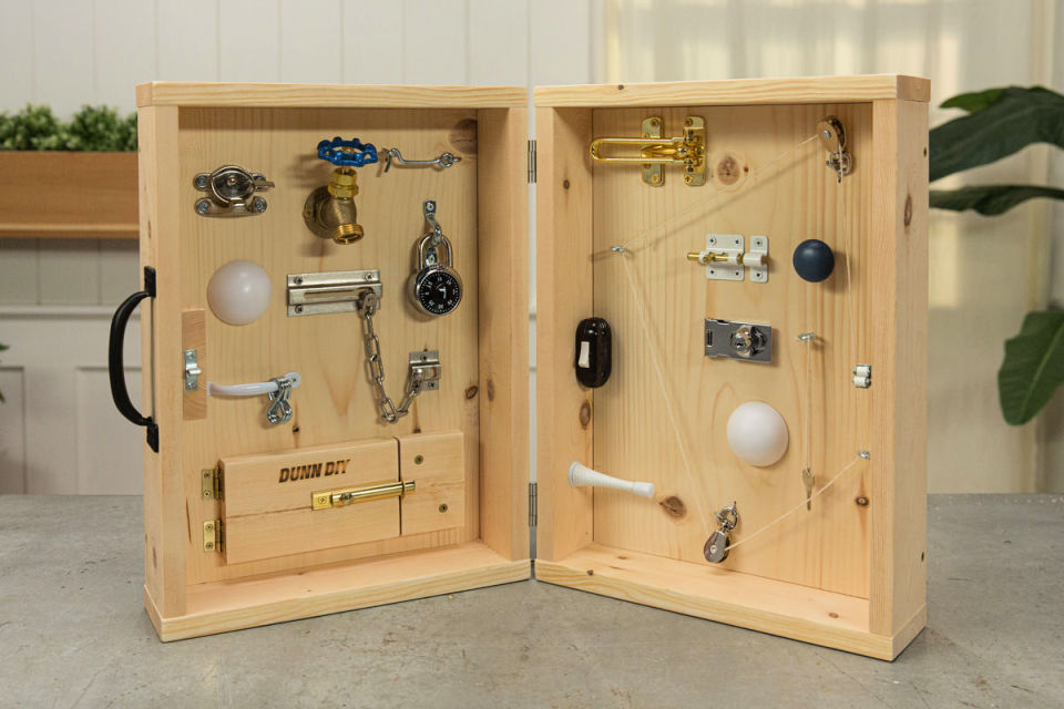 15 Homemade DIY Busy Board Ideas (How To Guide)