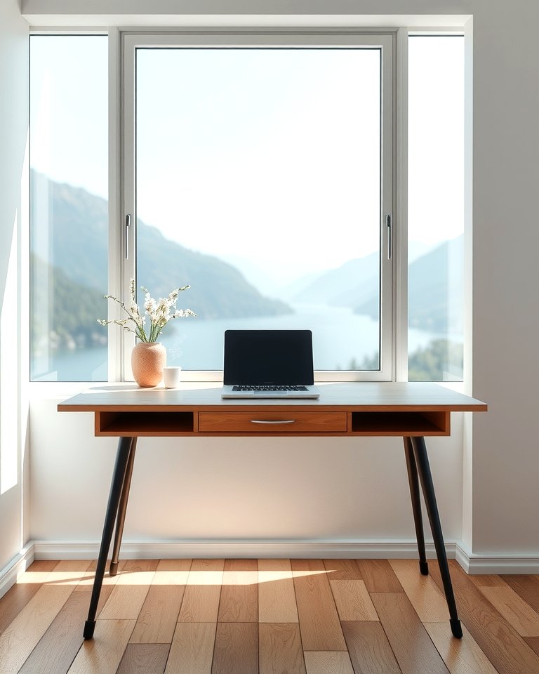 25 Desk in Front of Window Ideas for a Bright Workspace