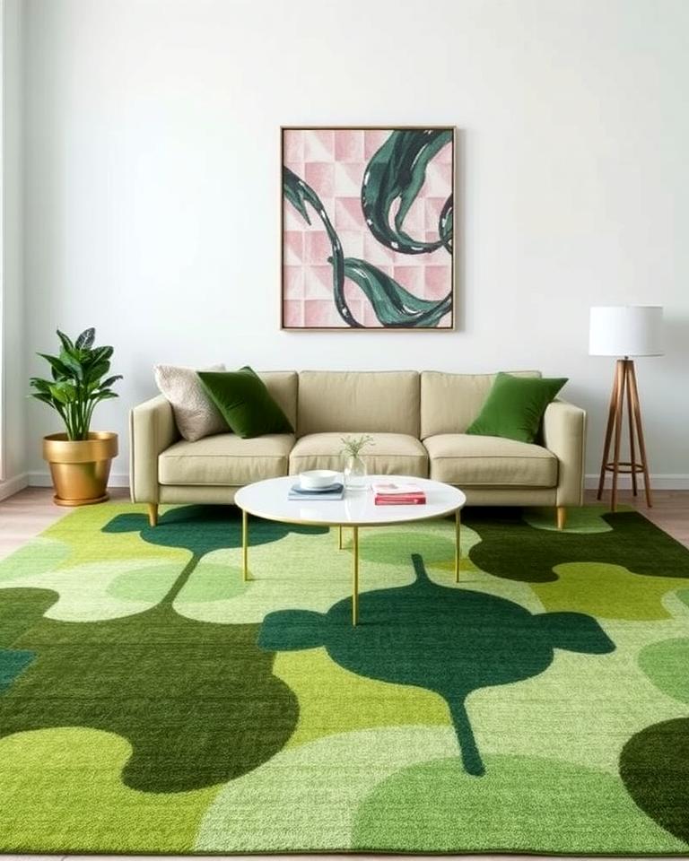 20 Green Carpet Living Room Ideas for a Bold Statement