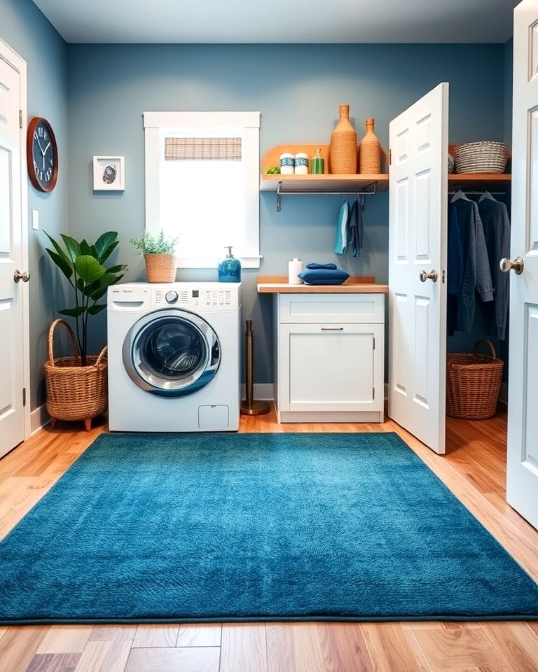 25 Blue Laundry Room Ideas for a Fresh and Clean Look