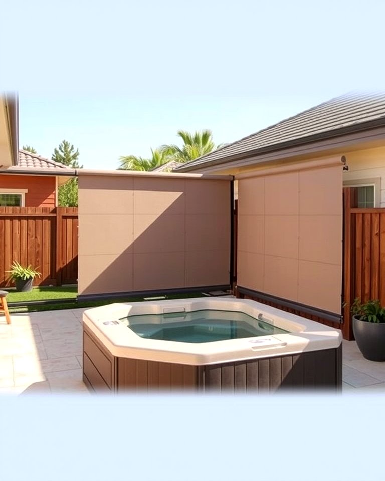 25 Backyard Hot Tub Privacy Ideas for Relaxing Spaces