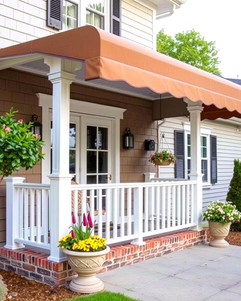 20 Front Porch Awning Ideas to Enhance Your Home
