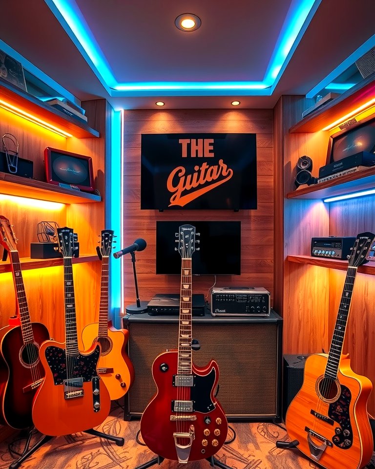 25 Guitar Room Ideas for Music Lovers