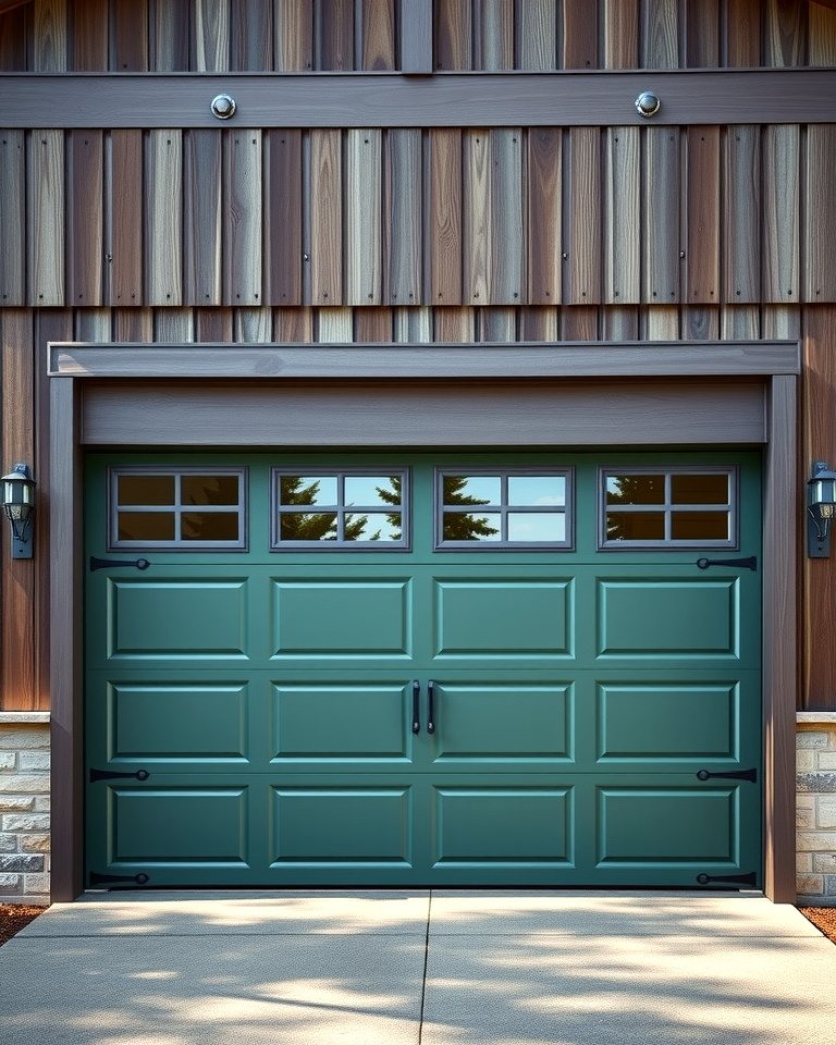 25 Green Garage Door Ideas for a Stylish Exterior