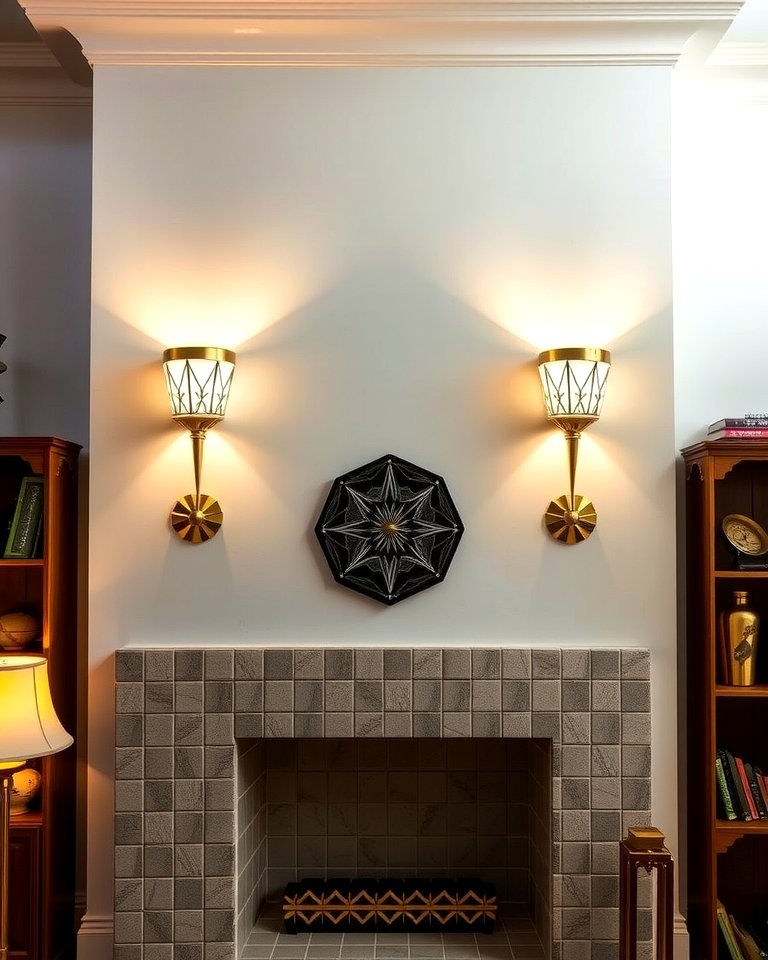 25 Fireplace Sconces Ideas for a Warm Ambiance