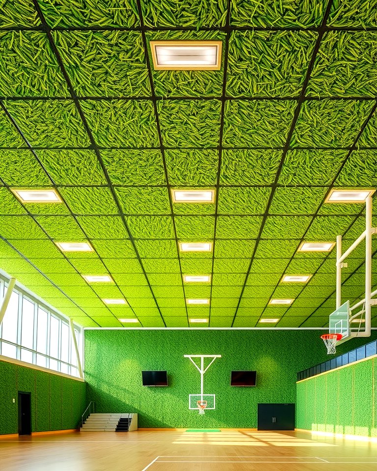 25 Green Ceiling Ideas for a Unique and Bold Statement