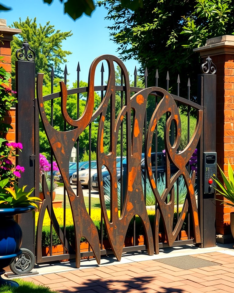 25 Metal Garden Gate Ideas to Enhance Your Outdoor Space