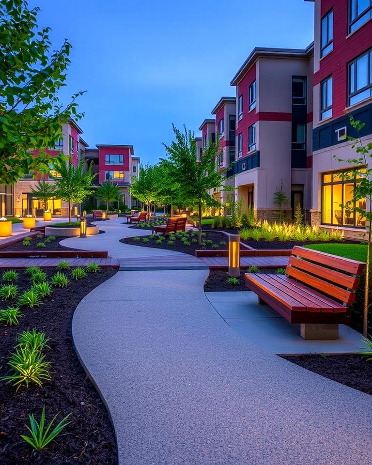 20 Asphalt Walkway Ideas for Durable Pathways
