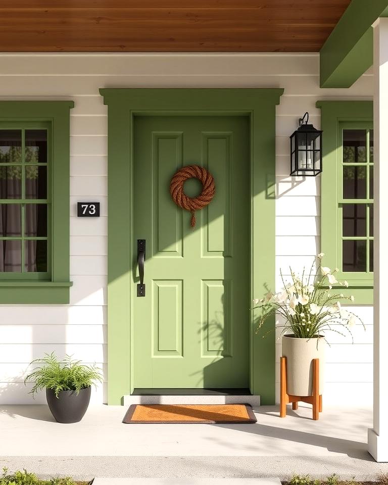 20 Green Front Door Ideas to Welcome Guests in Style