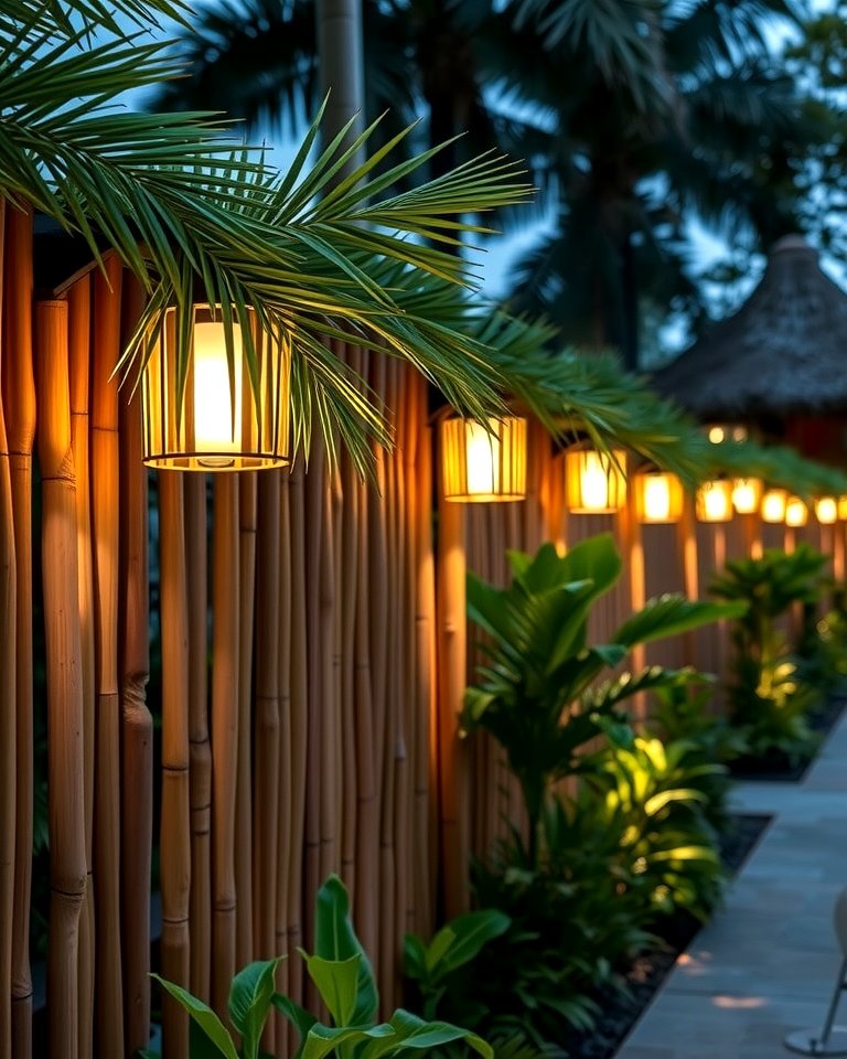 25 Fence Lighting Ideas to Illuminate Your Outdoor Space