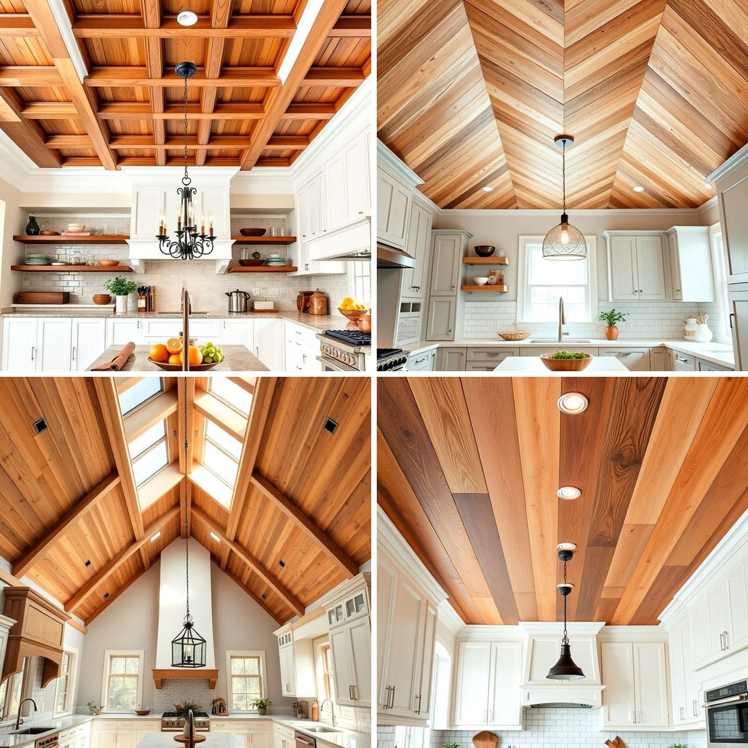 20 Wood Ceiling Kitchen Ideas for a Warm and Inviting Atmosphere