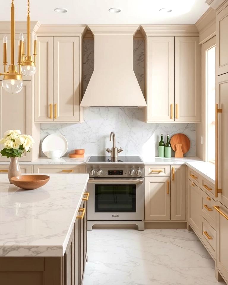 20 Kitchens With Beige Kitchen Cabinets for a Neutral and Elegant Look