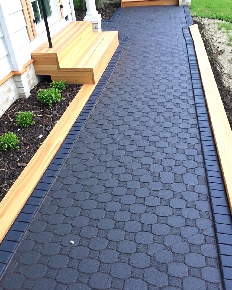 20 Black Brick Walkway Ideas for a Dramatic Entrance