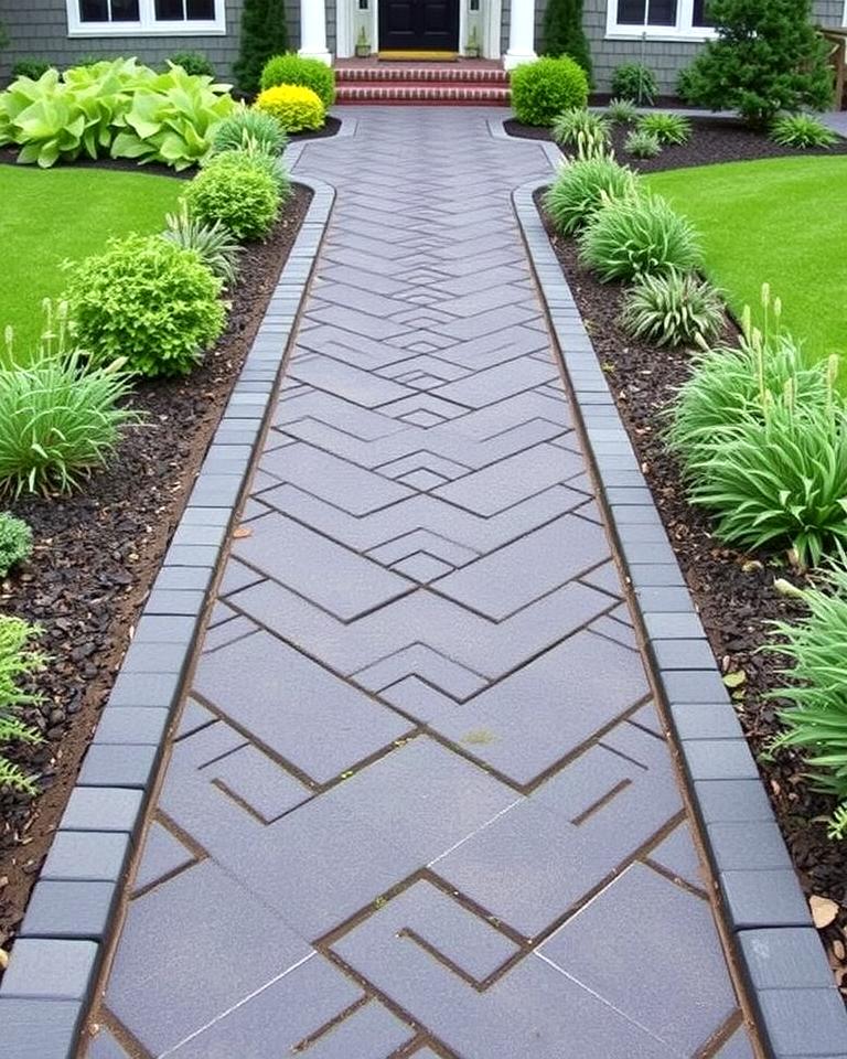 20 Black Brick Walkway Ideas for a Dramatic Entrance