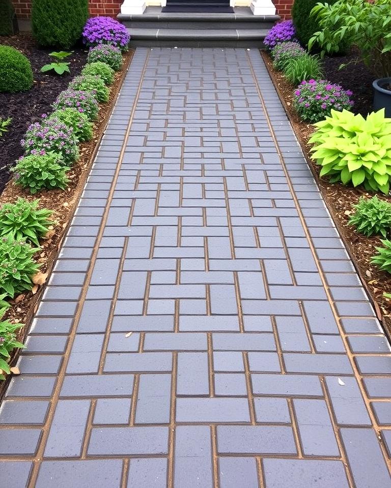 20 Black Brick Walkway Ideas for a Dramatic Entrance