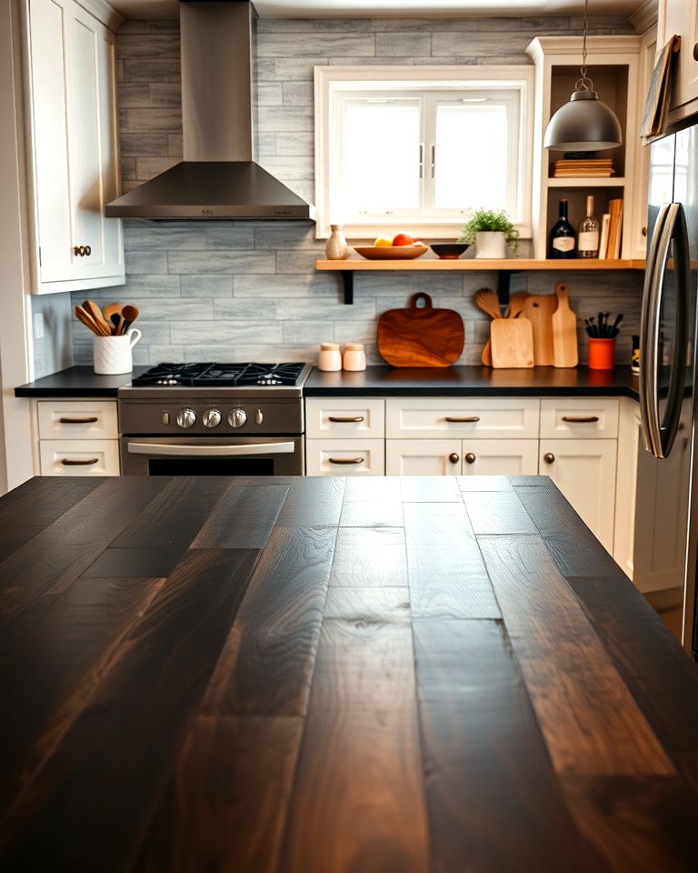 25 Black Kitchen Countertops for a Bold Statement