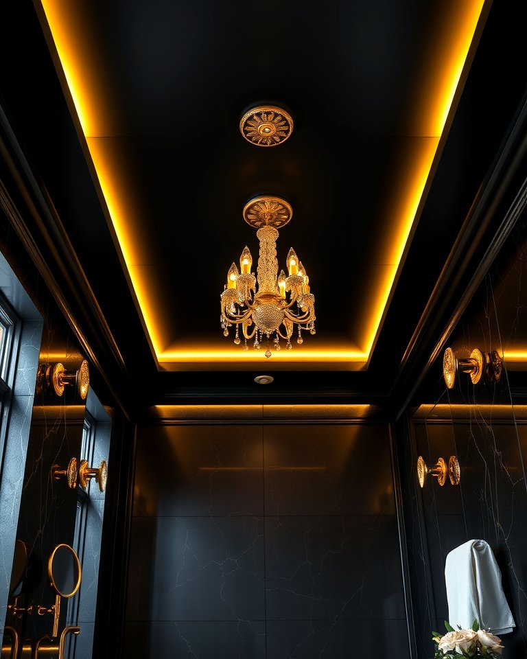 25 Black and Gold Bathroom Ideas for a Glamorous Space