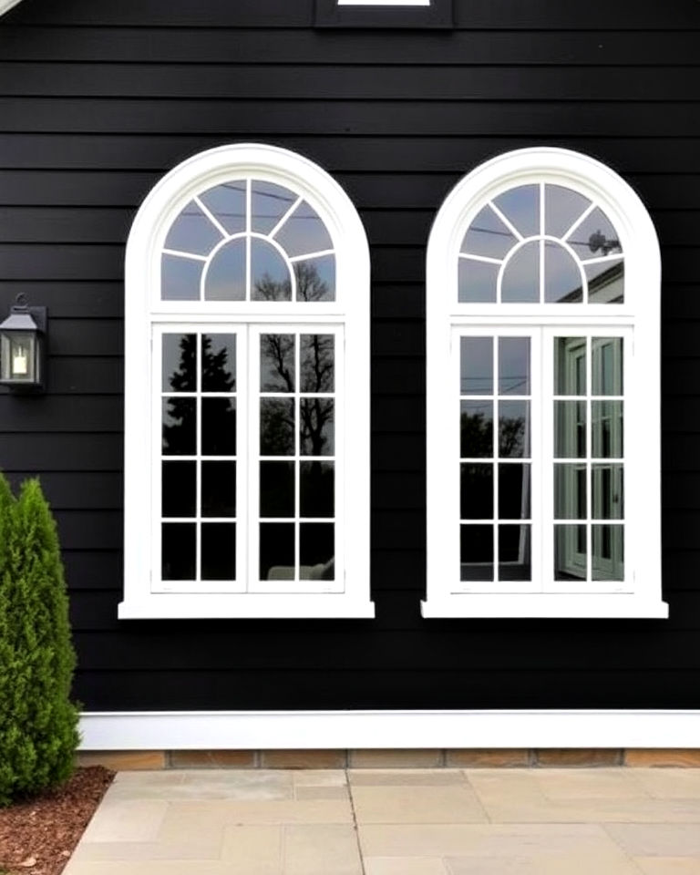 25 Black Modern Farmhouse Exterior Design Ideas