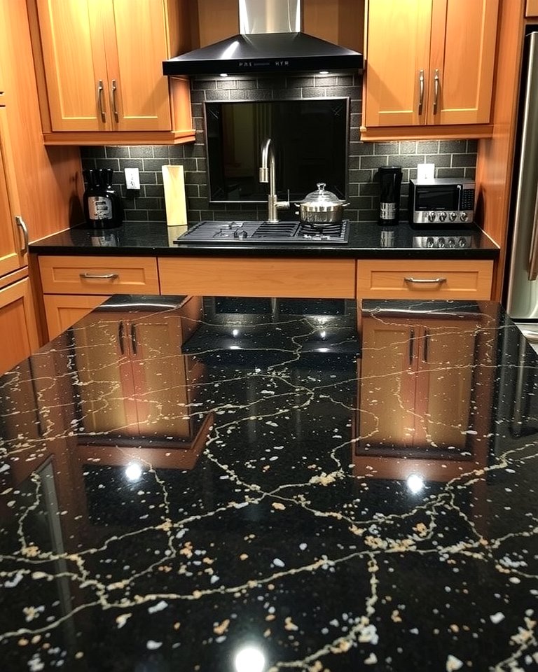 25 Granite Kitchen Countertop Ideas for Elegant Kitchens