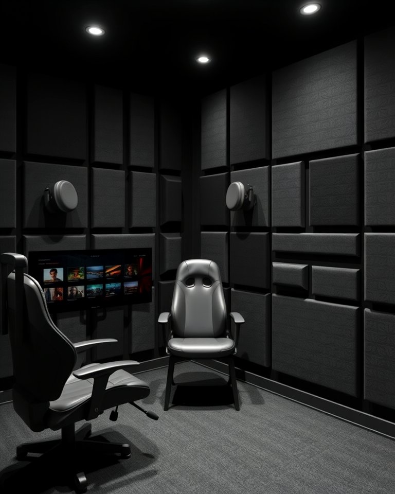 25 Sleek Black Gaming Room Ideas for Gamers