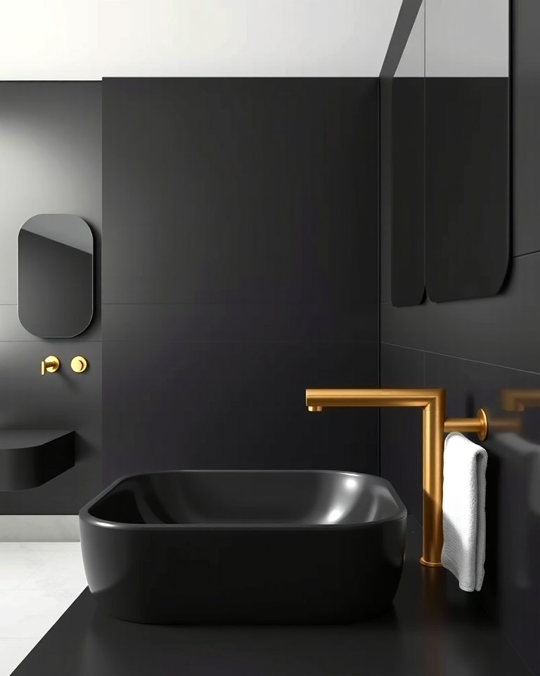 25 Black and Gold Bathroom Ideas for a Glamorous Space