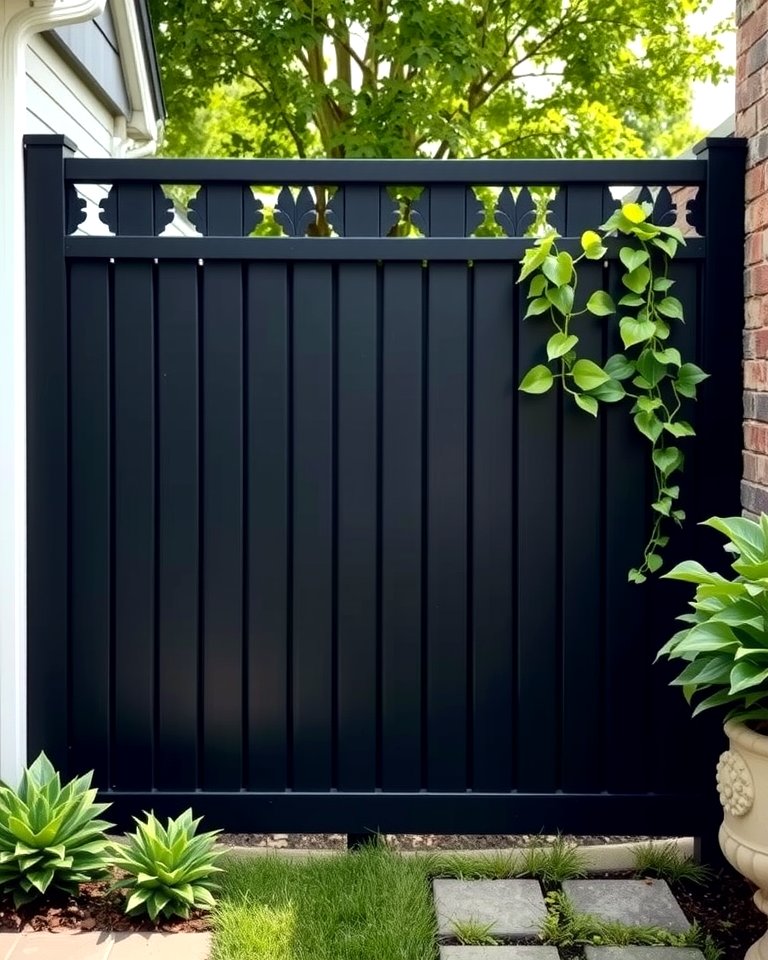 25 Black Fence Ideas for Modern Outdoor Spaces