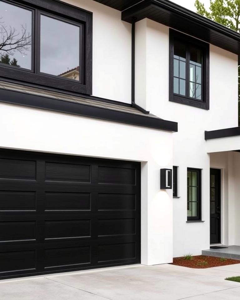 20 Exterior Garage Door Trim Ideas to Boost Curb Appeal