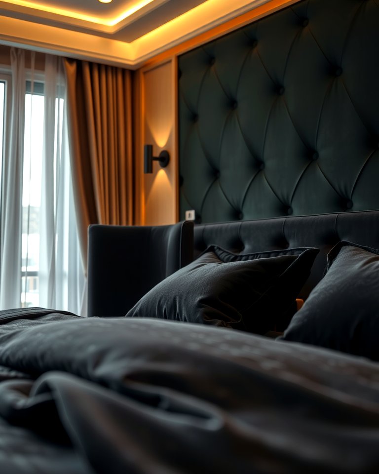25 Matte Black Bedroom Ideas for a Sleek and Modern Look