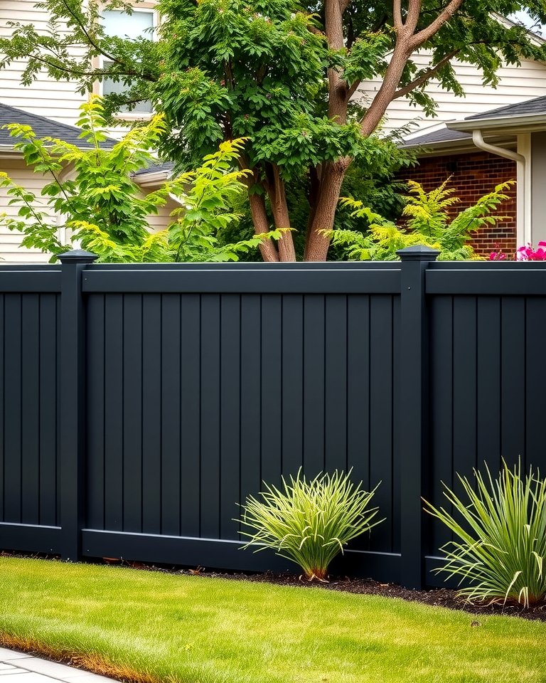 25 Black Fence Ideas for Modern Outdoor Spaces