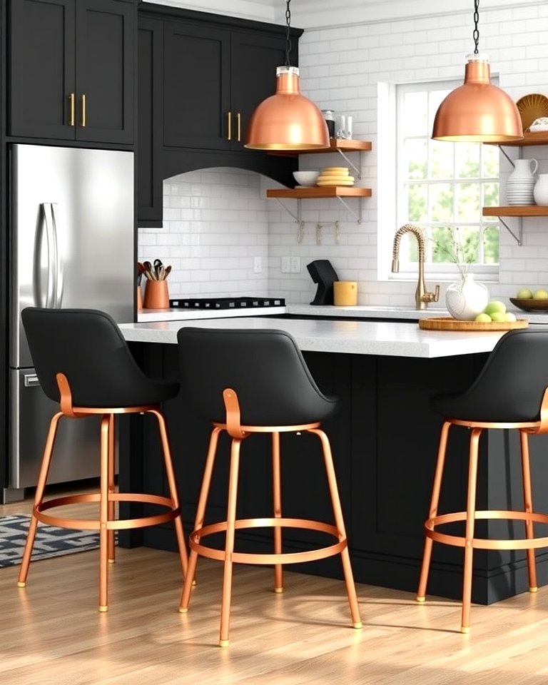25 Black and Copper Kitchen Ideas for a Bold Look