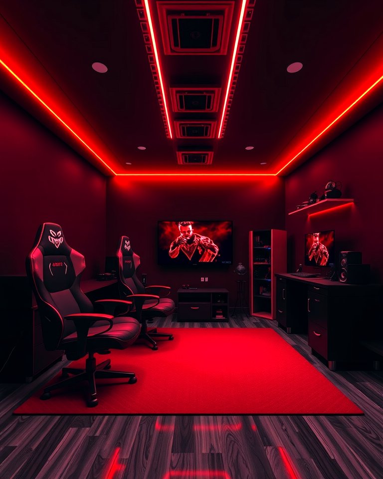 25 Sleek Black Gaming Room Ideas for Gamers