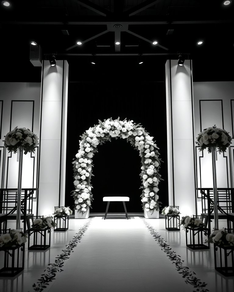 25 Black and White Wedding Ideas for Classic Elegance