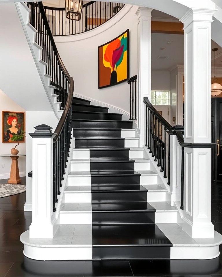25 Black Staircase Ideas for Modern Homes