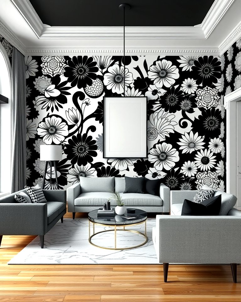 25 Black and White Living Room Ideas for a Classic Look