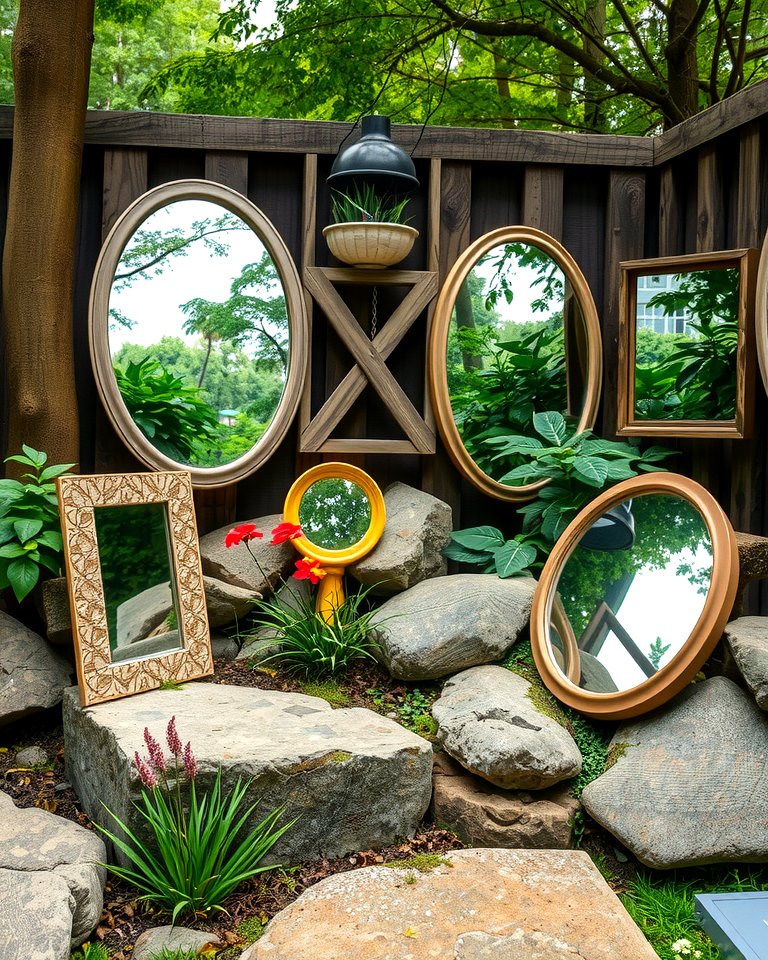 25 Garden Mirror Ideas to Enhance Outdoor Spaces