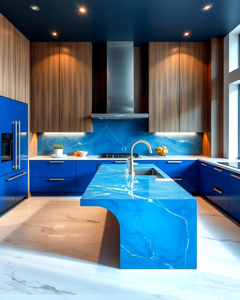 25 Blue Kitchen Island Ideas for a Fresh Look