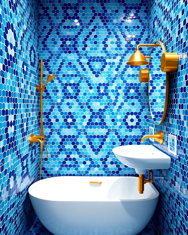 25 Blue and Gold Bathroom Ideas for a Luxurious Retreat