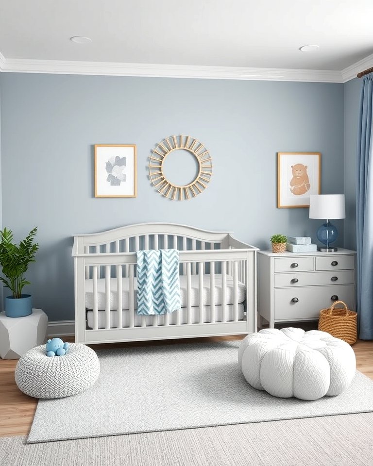 25 Blue Nursery Ideas for a Calming and Serene Baby Room