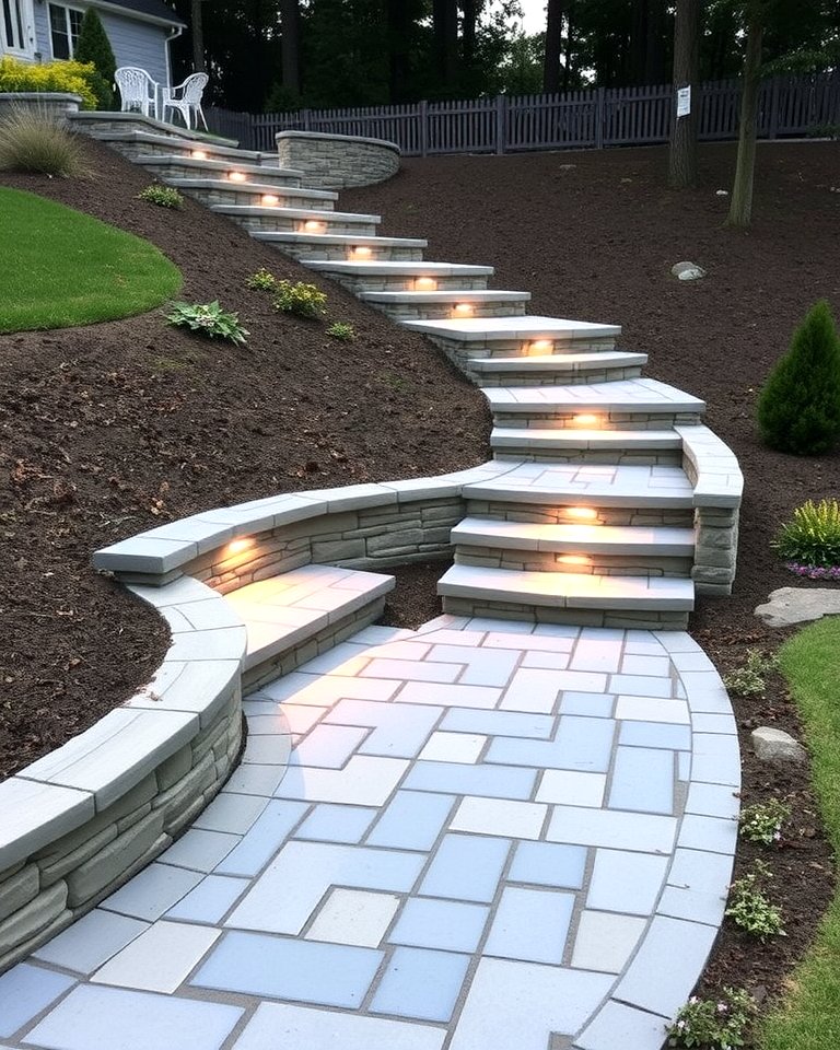 25 Bluestone Walkway Ideas for Your Garden