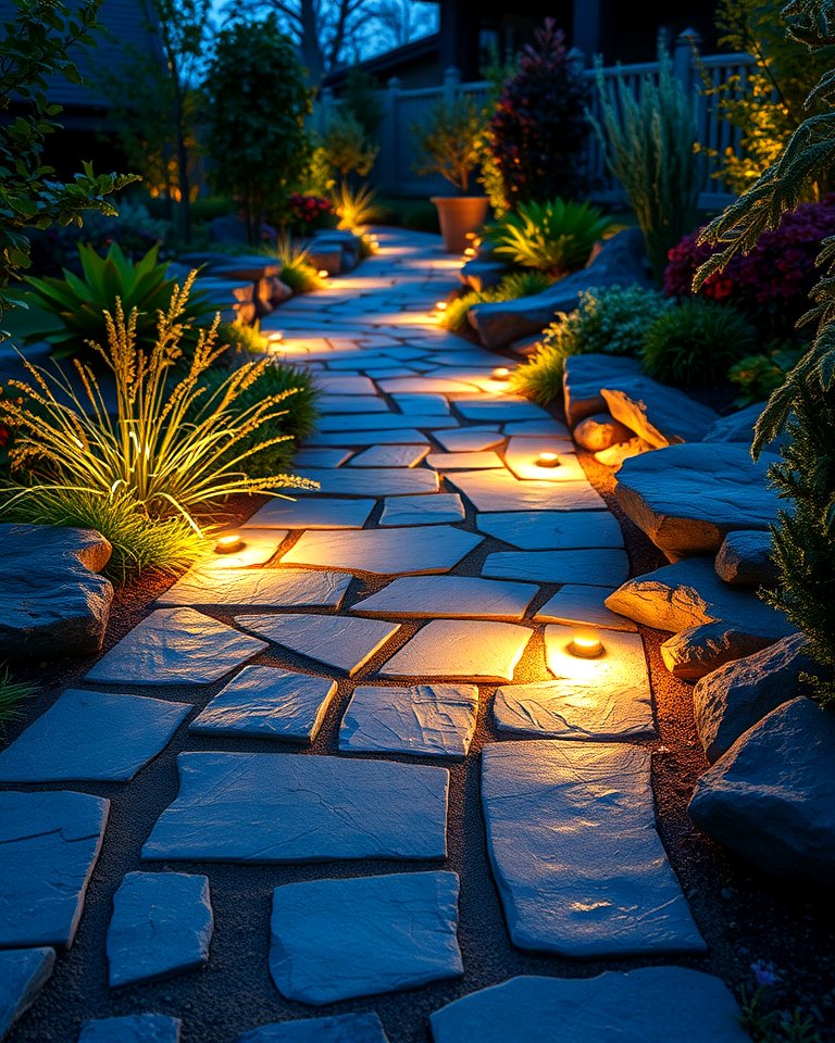 25 Bluestone Walkway Ideas for Your Garden