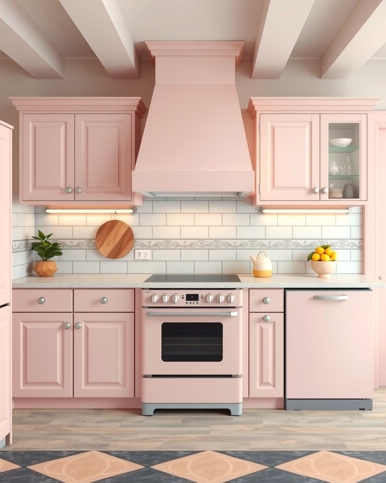 25 Stylish Kitchen With Colored Appliances Ideas