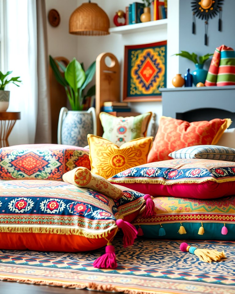 25 Floor Seating Ideas for a Relaxing Living Space